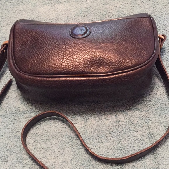 Mark Cross | Bags | Vintage Mark Cross Made In Italy Crossbody Black ...